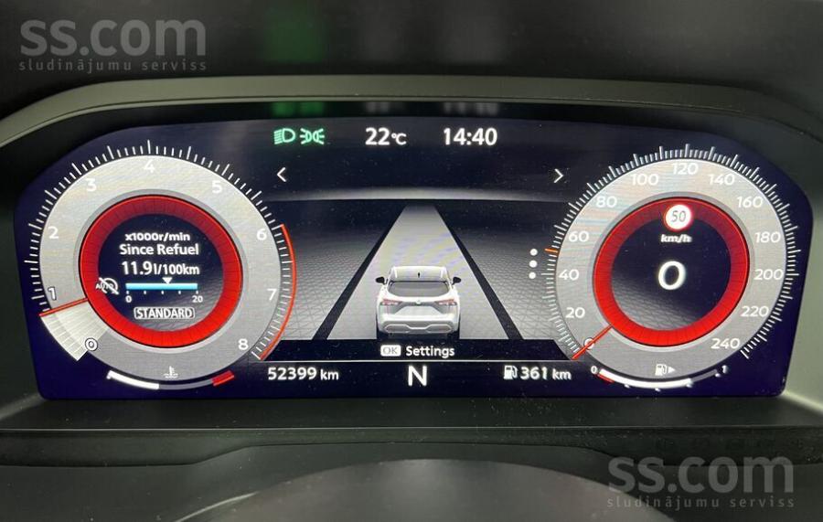 Pelēks Nissan Qashqai 2022 Rīga, ar dzinēja tilpumu 1.30 L un nobraukumu 52 tūkst. km par 25500 €, foto 7 vietnē AUTOMOTO.COM.LV