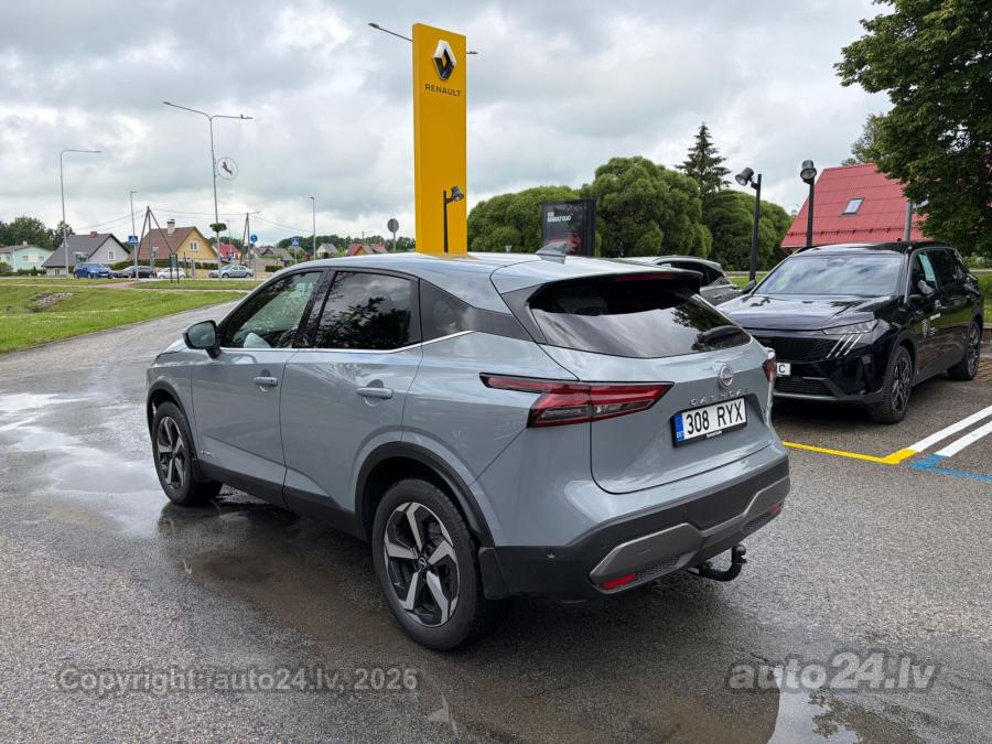 Grey Nissan Qashqai 2024 in Rakvere, with an engine capacity of 1.50 L and mileage of 14 thousand km for 28490 €, photo 6 on AUTOMOTO.COM.LV