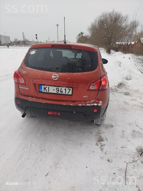Oranžs Nissan Qashqai 2008 Liepāja, ar dzinēja tilpumu 1.50 L un nobraukumu 400 tūkst. km par 3200 €, foto 8 vietnē AUTOMOTO.COM.LV