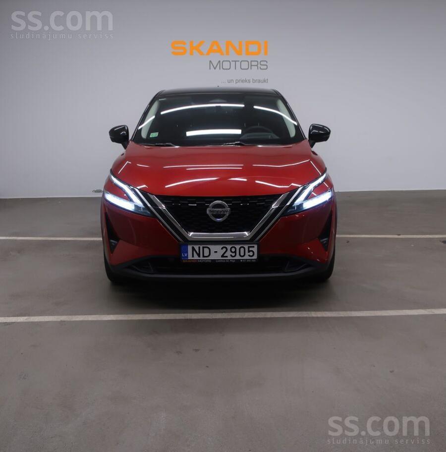 Orange Nissan Qashqai 2022 in Riga, with an engine capacity of 1.30 L and mileage of 83 thousand km for 22190 €, photo 2 on AUTOMOTO.COM.LV
