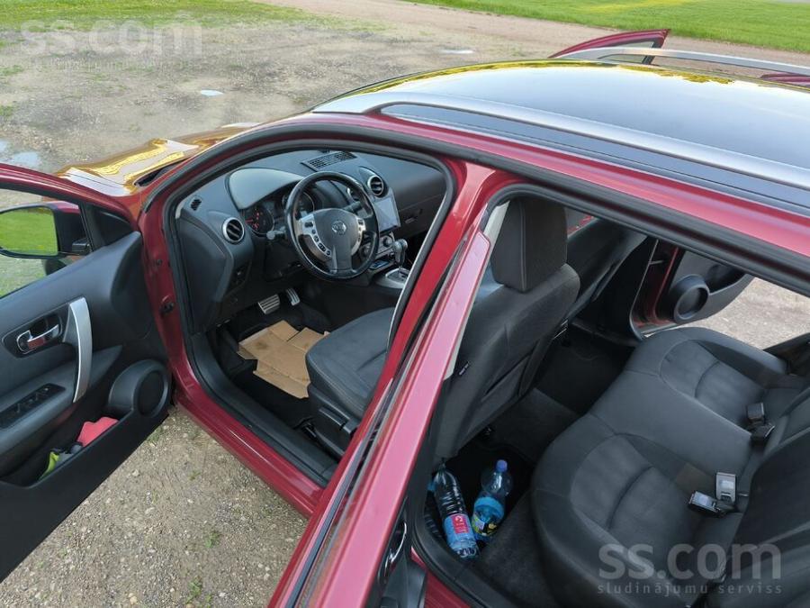 Sarkans Nissan Qashqai 2010 Madona, ar dzinēja tilpumu 2.00 L un nobraukumu 284 tūkst. km par 5100 €, foto 7 vietnē AUTOMOTO.COM.LV