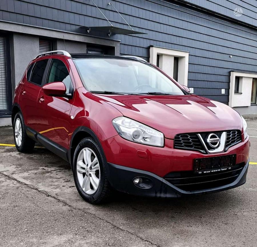 Sarkans Nissan Qashqai 2012 Kauņa, ar dzinēja tilpumu 1.46 L un nobraukumu 196 tūkst. km par 5300 €, foto 3 vietnē AUTOMOTO.COM.LV