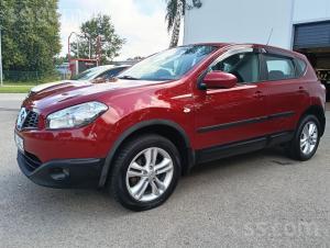 Красный Ниссан Кашкай 2012 в Рига, объемом двигателя 2.00 л и пробегом 87 тыс. км за 6556 €, фото  на AUTOMOTO.COM.LV