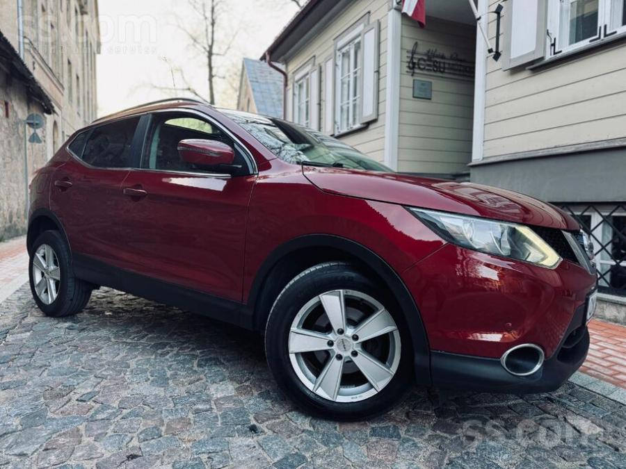 Sarkans Nissan Qashqai 2014 Cēsis, ar dzinēja tilpumu 1.20 L un nobraukumu 0 tūkst. km par 8990 €, foto 3 vietnē AUTOMOTO.COM.LV