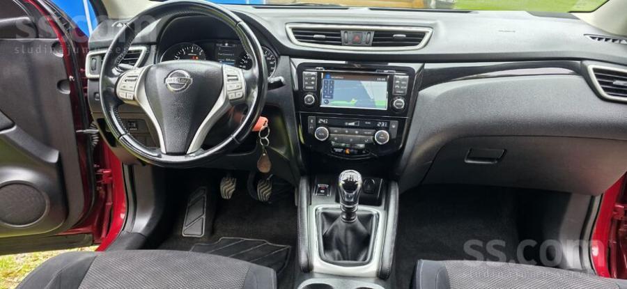 Sarkans Nissan Qashqai 2014 Rīga, ar dzinēja tilpumu 1.20 L un nobraukumu 156 tūkst. km par 5300 €, foto 11 vietnē AUTOMOTO.COM.LV
