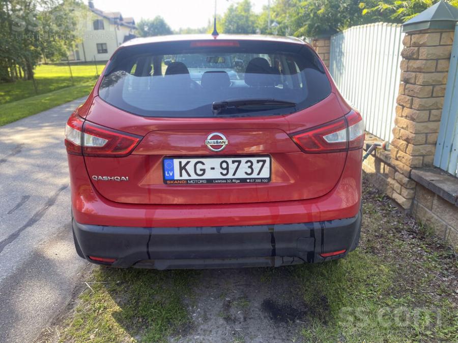 Sarkans Nissan Qashqai 2016 Rīga, ar dzinēja tilpumu 1.20 L un nobraukumu 166 tūkst. km par 7990 €, foto 4 vietnē AUTOMOTO.COM.LV