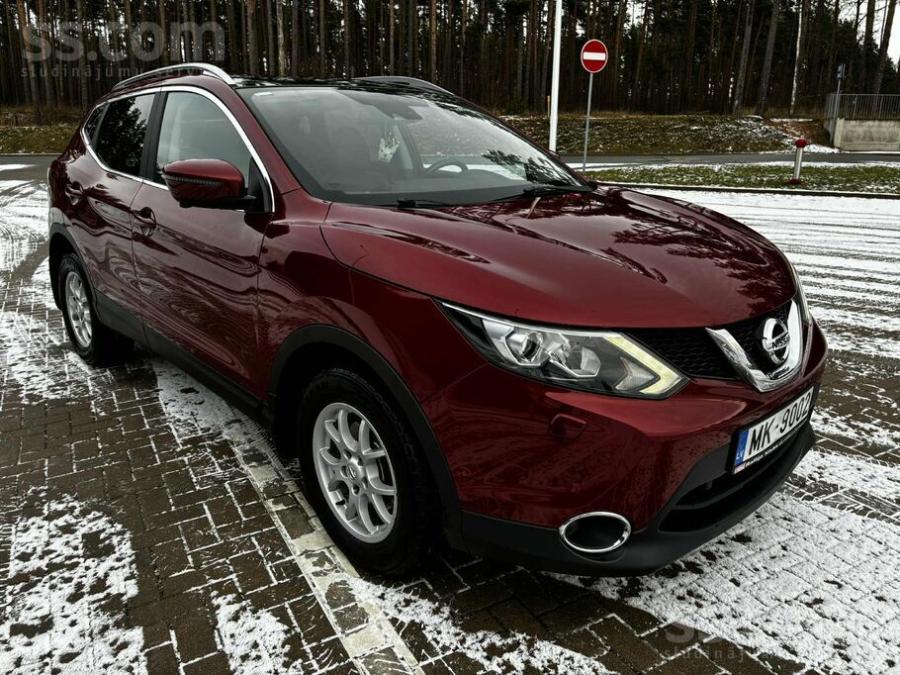 Sarkans Nissan Qashqai 2016 Rīga, ar dzinēja tilpumu 1.20 L un nobraukumu 74 tūkst. km par 12000 €, foto 2 vietnē AUTOMOTO.COM.LV
