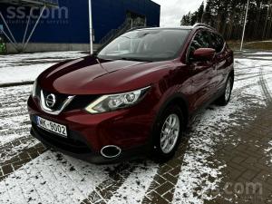 Sarkans Nissan Qashqai 2016 Rīga, ar dzinēja tilpumu 1.20 L un nobraukumu 74 tūkst. km par 9500 €, foto  vietnē AUTOMOTO.COM.LV