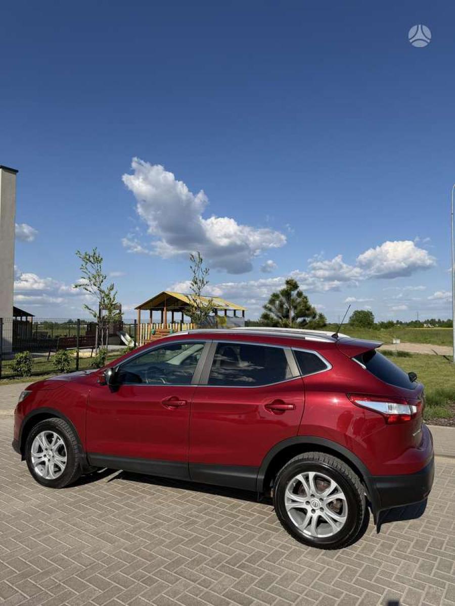 Sarkans Nissan Qashqai 2016 Kauņa, ar dzinēja tilpumu 1.20 L un nobraukumu 140 tūkst. km par 9400 €, foto 6 vietnē AUTOMOTO.COM.LV