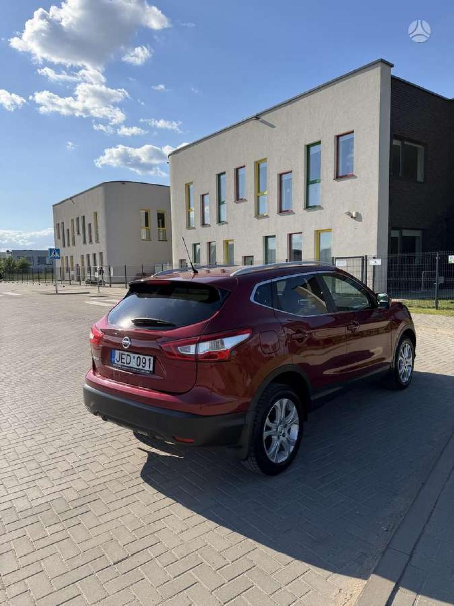 Sarkans Nissan Qashqai 2016 Kauņa, ar dzinēja tilpumu 1.20 L un nobraukumu 140 tūkst. km par 9400 €, foto 9 vietnē AUTOMOTO.COM.LV