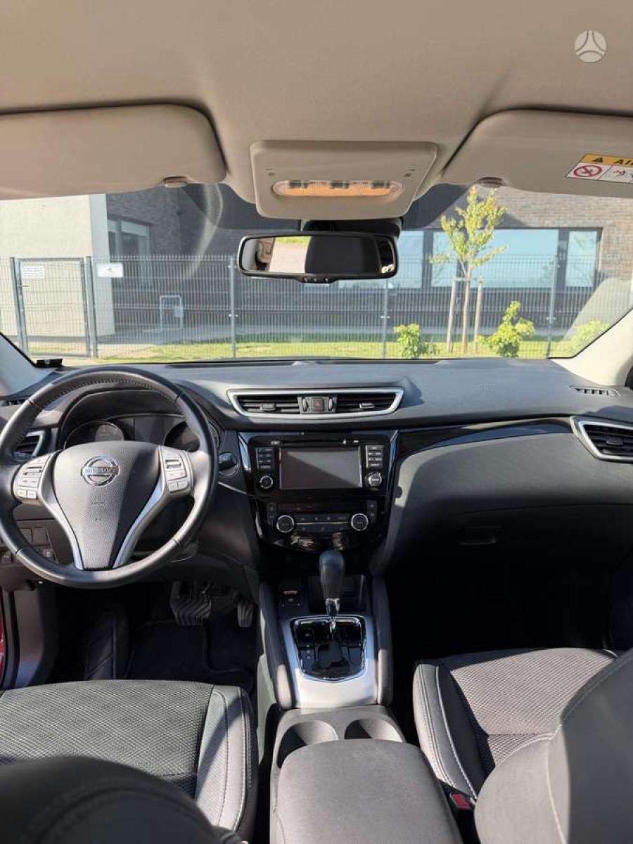 Sarkans Nissan Qashqai 2016 Kauņa, ar dzinēja tilpumu 1.20 L un nobraukumu 140 tūkst. km par 9400 €, foto 15 vietnē AUTOMOTO.COM.LV
