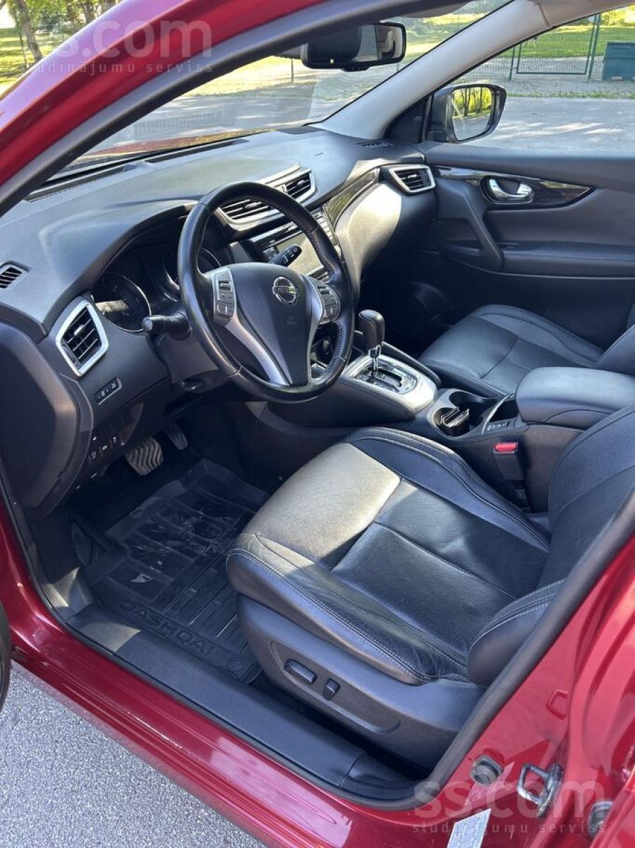 Sarkans Nissan Qashqai 2016 Jūrmala, ar dzinēja tilpumu 1.20 L un nobraukumu 130 tūkst. km par 8200 €, foto 13 vietnē AUTOMOTO.COM.LV