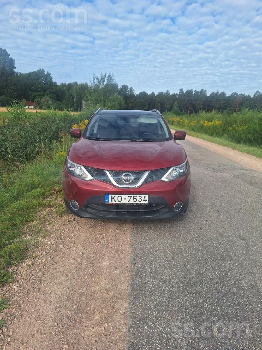 Красный Ниссан Кашкай 2016 в Рига, объемом двигателя 1.20 л и пробегом 126 тыс. км за 8500 €, фото 3 на AUTOMOTO.COM.LV