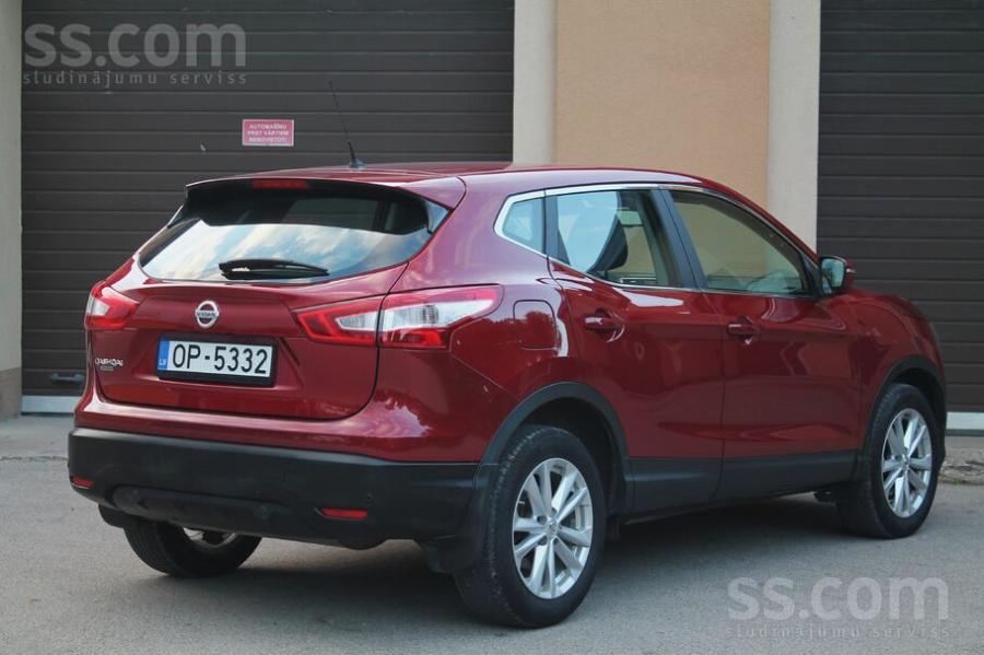 Sarkans Nissan Qashqai 2016 Ogre, ar dzinēja tilpumu 1.20 L un nobraukumu 174 tūkst. km par 8490 €, foto 5 vietnē AUTOMOTO.COM.LV