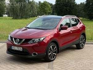 Sarkans Nissan Qashqai 2016 Rīga, ar dzinēja tilpumu 1.20 L un nobraukumu 126 tūkst. km par 8590 €, foto  vietnē AUTOMOTO.COM.LV