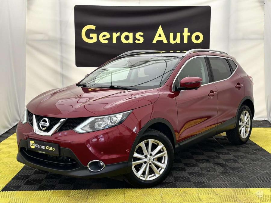Sarkans Nissan Qashqai 2017 Viļņa, ar dzinēja tilpumu 1.20 L un nobraukumu 202 tūkst. km par 9950 €, foto 1 vietnē AUTOMOTO.COM.LV