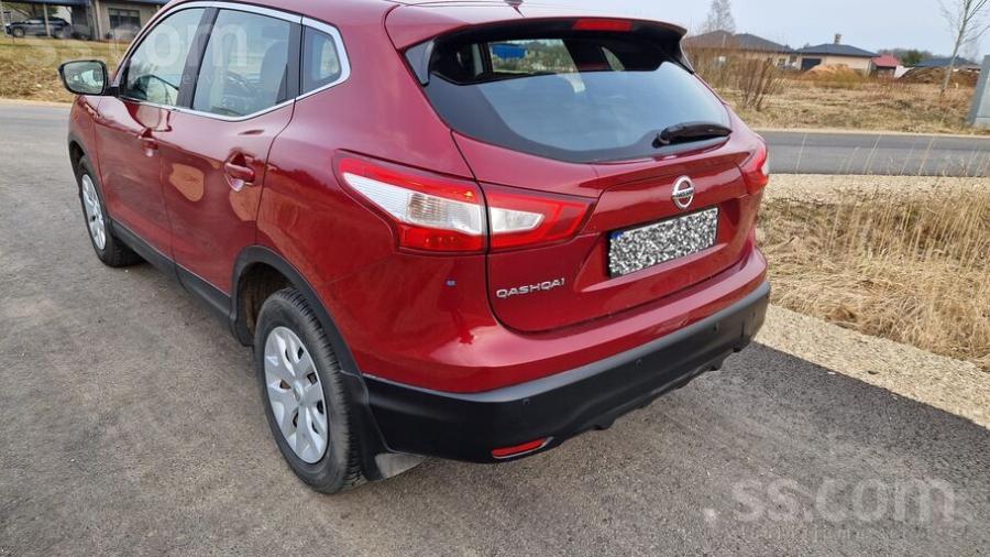 Sarkans Nissan Qashqai 2017 Rīga, ar dzinēja tilpumu 1.20 L un nobraukumu 94 tūkst. km par 6500 €, foto 5 vietnē AUTOMOTO.COM.LV