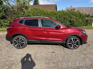 Sarkans Nissan Qashqai 2017 Preiļi, ar dzinēja tilpumu 1.20 L un nobraukumu 103 tūkst. km par 9950 €, foto  vietnē AUTOMOTO.COM.LV