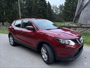 Red Nissan Qashqai 2017 in Telschi, with an engine capacity of 1.20 L and mileage of 125 thousand km for 7654 €, photo 13 on AUTOMOTO.COM.LV