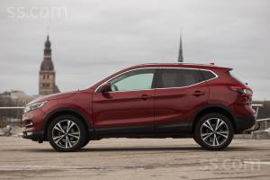 Red Nissan Qashqai 2018 in Riga, with an engine capacity of 1.20 L and mileage of 0 thousand km for 11550 €, photo 4 on AUTOMOTO.COM.LV