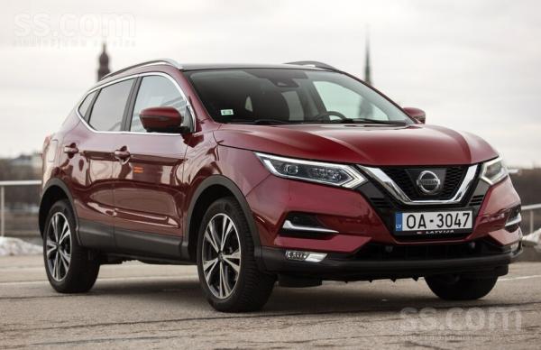 Red Nissan Qashqai 2018 in Riga, with an engine capacity of 1.20 L and mileage of 0 thousand km for 11550 €, photo 2 on AUTOMOTO.COM.LV