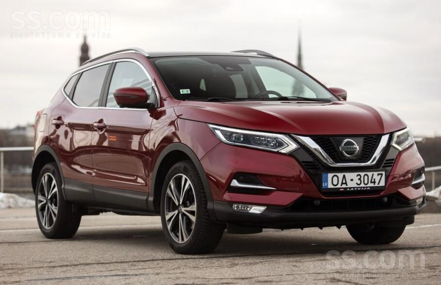 Red Nissan Qashqai 2018 in Riga, with an engine capacity of 1.20 L and mileage of 0 thousand km for 11550 €, photo 2 on AUTOMOTO.COM.LV