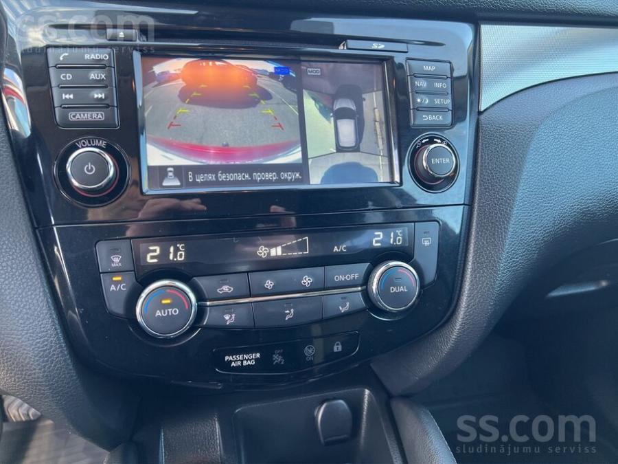 Red Nissan Qashqai 2018 in Riga, with an engine capacity of 1.20 L and mileage of 94 thousand km for 11290 €, photo 14 on AUTOMOTO.COM.LV
