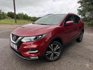 Sarkans Nissan Qashqai 2018 Tauragė, ar dzinēja tilpumu 1.60 L un nobraukumu 148 tūkst. km par 12500 €, foto  vietnē AUTOMOTO.COM.LV