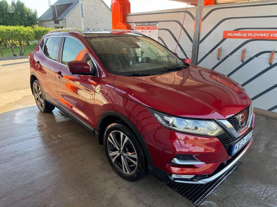 Sarkans Nissan Qashqai 2018 Tauragė, ar dzinēja tilpumu 1.60 L un nobraukumu 194 tūkst. km par 11900 €, foto 8 vietnē AUTOMOTO.COM.LV