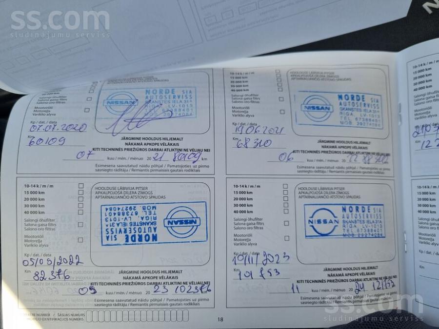 Sarkans Nissan Qashqai 2018 Rīga, ar dzinēja tilpumu 1.20 L un nobraukumu 146 tūkst. km par 11900 €, foto 14 vietnē AUTOMOTO.COM.LV
