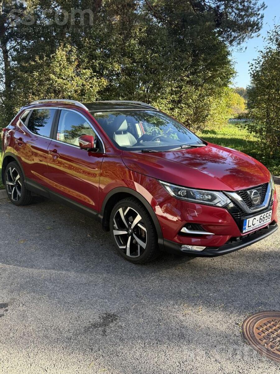 Sarkans Nissan Qashqai 2018 Rīga, ar dzinēja tilpumu 1.20 L un nobraukumu 120 tūkst. km par 9750 €, foto 1 vietnē AUTOMOTO.COM.LV