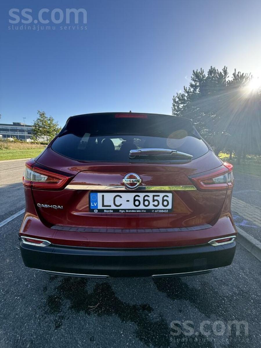 Sarkans Nissan Qashqai 2018 Rīga, ar dzinēja tilpumu 1.20 L un nobraukumu 120 tūkst. km par 9750 €, foto 5 vietnē AUTOMOTO.COM.LV
