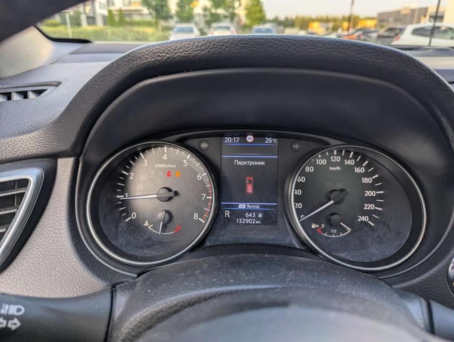 Sarkans Nissan Qashqai 2019 Viļņa, ar dzinēja tilpumu 1.33 L un nobraukumu 133 tūkst. km par 14000 €, foto 13 vietnē AUTOMOTO.COM.LV