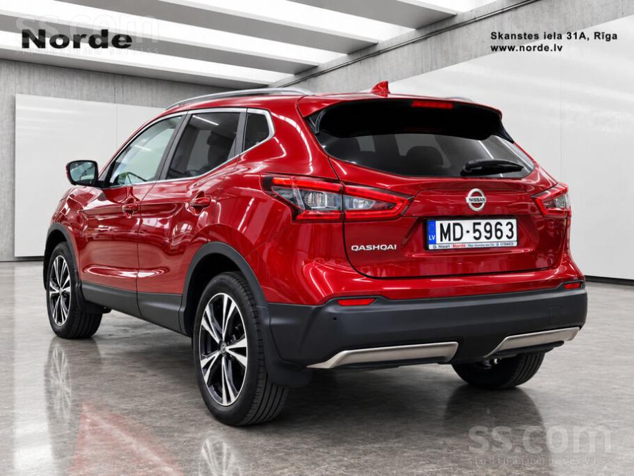 Sarkans Nissan Qashqai 2019 Rīga, ar dzinēja tilpumu 1.30 L un nobraukumu 70 tūkst. km par 15490 €, foto 4 vietnē AUTOMOTO.COM.LV