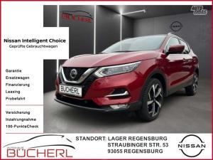 Red Nissan Qashqai 2021 in Kaunas, with an engine capacity of 1.30 L and mileage of 44 thousand km for 22735 €, photo  on AUTOMOTO.COM.LV