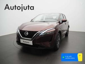 Red Nissan Qashqai 2021 in Vilnius, with an engine capacity of 1.33 L and mileage of 39 thousand km for 19200 €, photo  on AUTOMOTO.COM.LV
