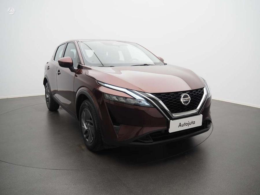 Red Nissan Qashqai 2021 in Vilnius, with an engine capacity of 1.33 L and mileage of 39 thousand km for 19200 €, photo 3 on AUTOMOTO.COM.LV