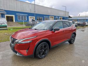 Sarkans Nissan Qashqai 2021 Šauļi, ar dzinēja tilpumu 1.33 L un nobraukumu 82 tūkst. km par 16900 €, foto  vietnē AUTOMOTO.COM.LV