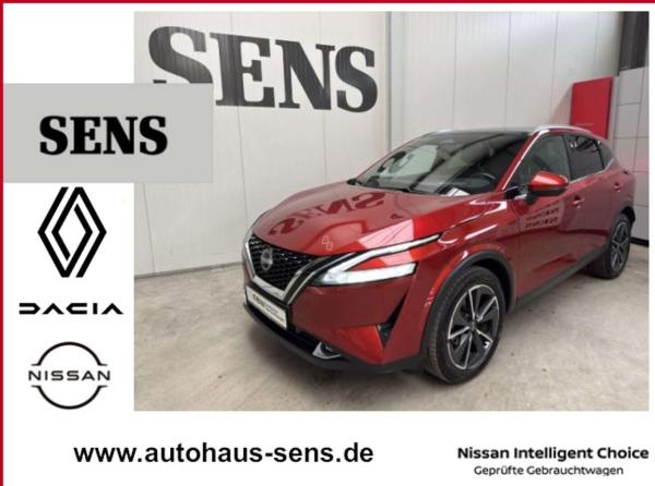 Sarkans Nissan Qashqai 2022 Kauņa, ar dzinēja tilpumu 1.30 L un nobraukumu 54 tūkst. km par 28529 €, foto 1 vietnē AUTOMOTO.COM.LV