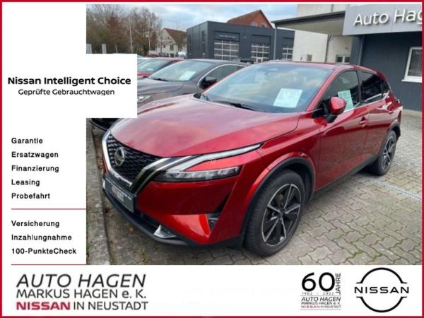 Sarkans Nissan Qashqai 2022 Kauņa, ar dzinēja tilpumu 1.30 L un nobraukumu 26 tūkst. km par 27447 €, foto 1 vietnē AUTOMOTO.COM.LV