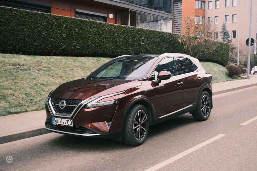 Sarkans Nissan Qashqai 2022 Viļņa, ar dzinēja tilpumu 1.33 L un nobraukumu 94 tūkst. km par 23890 €, foto 2 vietnē AUTOMOTO.COM.LV