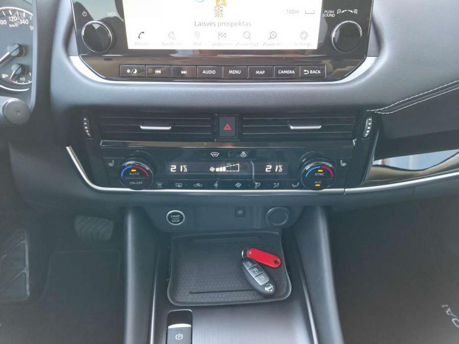 Red Nissan Qashqai 2022 in Vilnius, with an engine capacity of 1.33 L and mileage of 48 thousand km for 20900 €, photo 22 on AUTOMOTO.COM.LV