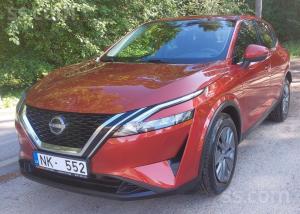 Sarkans Nissan Qashqai 2023 Valmiera, ar dzinēja tilpumu 1.30 L un nobraukumu 92 tūkst. km par 17000 €, foto  vietnē AUTOMOTO.COM.LV
