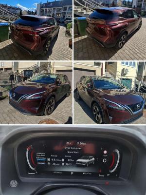 Red Nissan Qashqai 2024 in Kaunas, with an engine capacity of 1.33 L and mileage of 50 thousand km for 25000 €, photo  on AUTOMOTO.COM.LV