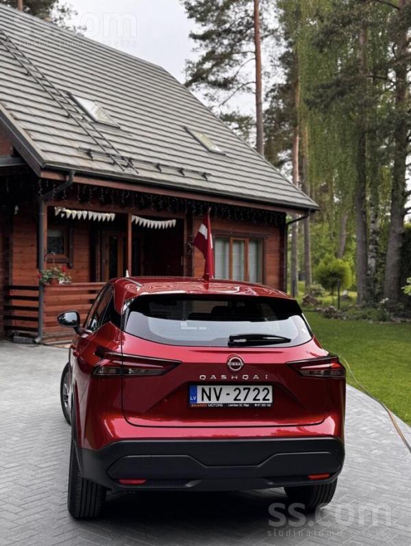 Nissan Qashqai 2024 Rīga vietnē Sarkans Nissan Qashqai 2024 Rīga, ar dzinēja tilpumu 1.30 L un nobraukumu 32 tūkst. km par 23500 €, foto 7 vietnē AUTOMOTO.COM.LV