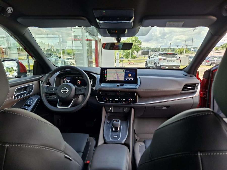 Sarkans Nissan Qashqai 2025 Viļņa, ar dzinēja tilpumu 1.33 L un nobraukumu 16 tūkst. km par 31900 €, foto 12 vietnē AUTOMOTO.COM.LV