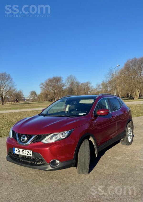 Sarkans Nissan Qashqai 2015 Rīga, ar dzinēja tilpumu 1.50 L un nobraukumu 153 tūkst. km par 8500 €, foto 2 vietnē AUTOMOTO.COM.LV