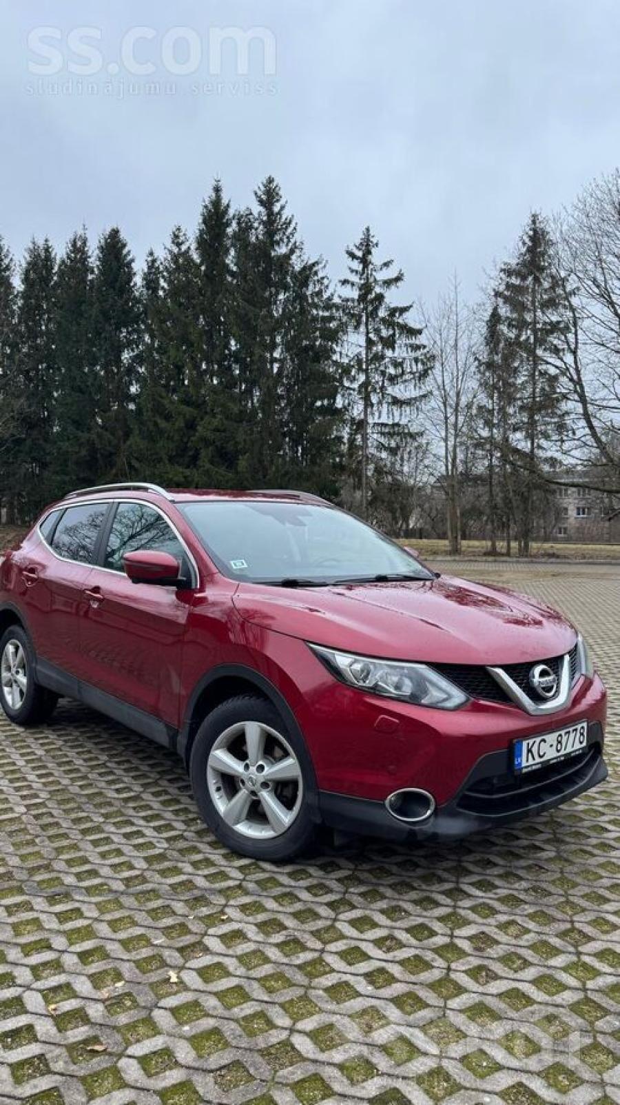 Sarkans Nissan Qashqai 2015 Rīga, ar dzinēja tilpumu 1.20 L un nobraukumu 140 tūkst. km par 5900 €, foto 12 vietnē AUTOMOTO.COM.LV