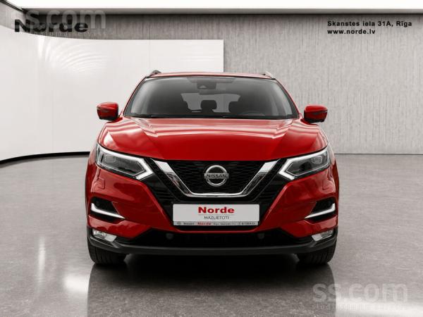 Red Nissan Qashqai 2020 in Riga, with an engine capacity of 1.30 L and mileage of 90 thousand km for 15790 €, photo 5 on AUTOMOTO.COM.LV