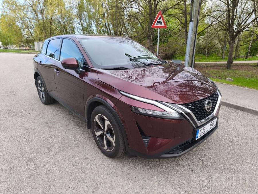 Sarkans Nissan Qashqai 2022 Rīga, ar dzinēja tilpumu 1.30 L un nobraukumu 52 tūkst. km par 21500 €, foto 1 vietnē AUTOMOTO.COM.LV